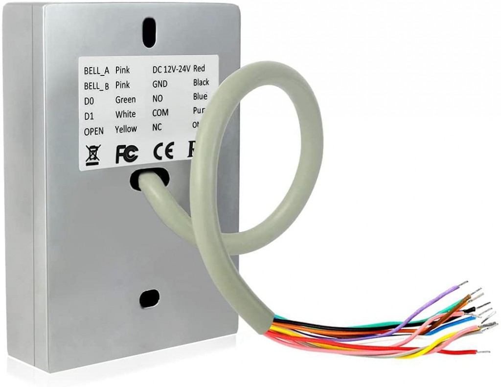 Security Door Access Control Keypad, RFID Keypad with ID Key Fobs ...