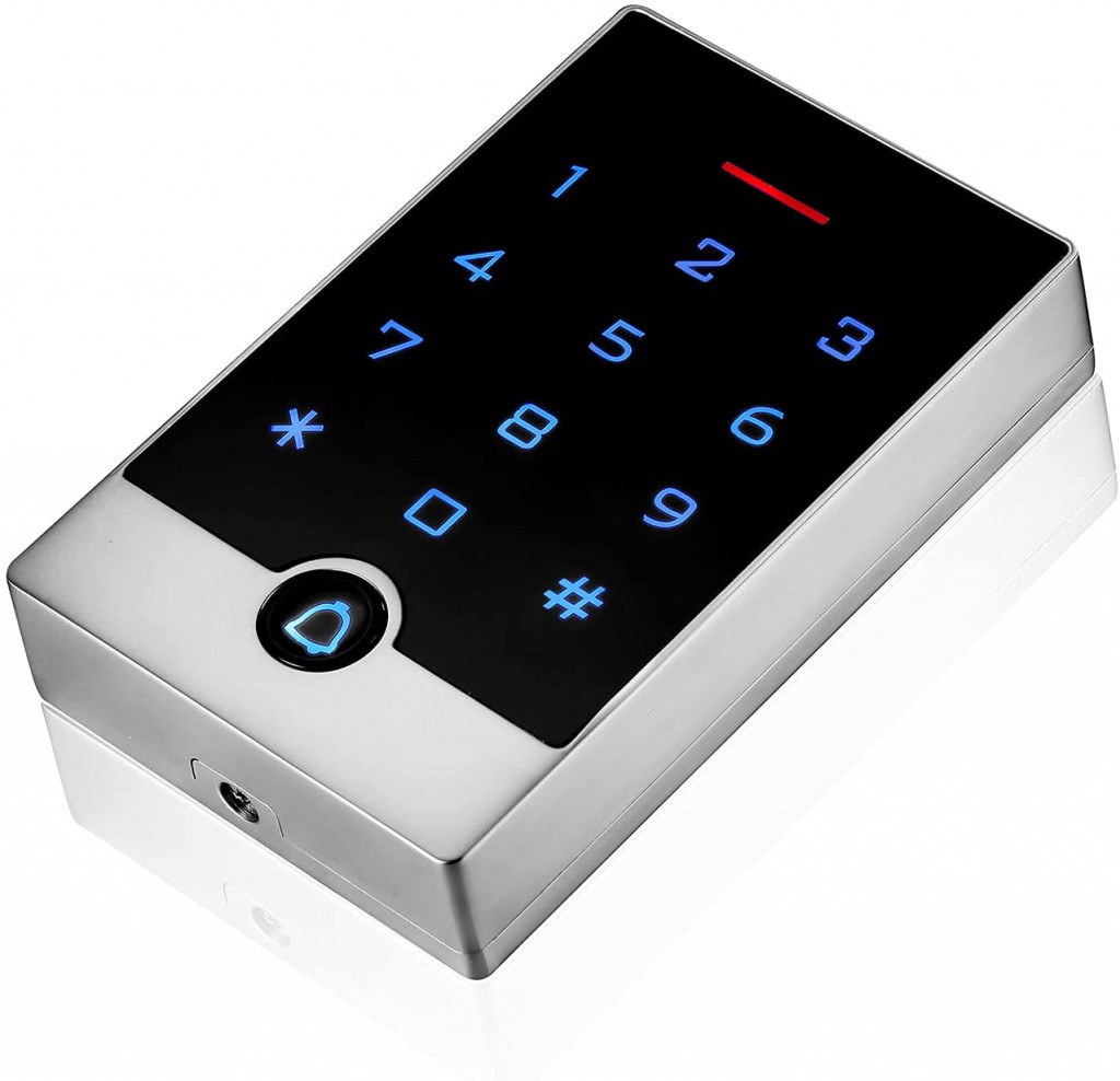 Security Door Access Control Keypad, RFID Keypad with ID Key Fobs, Stand-Alone Keypad, Support ...